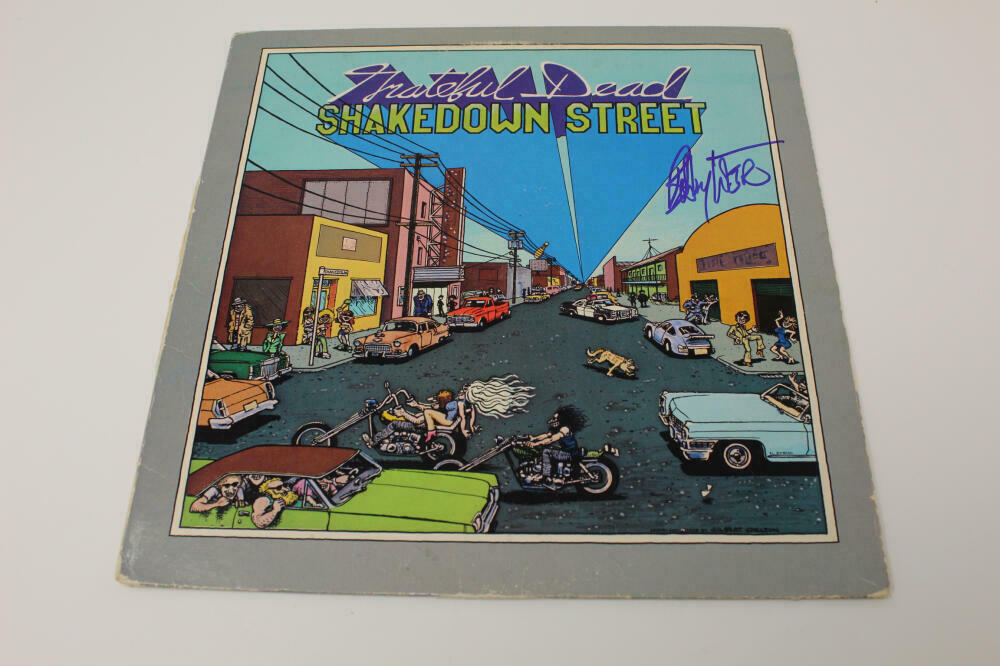 BOB WEIR SIGNED AUTOGRAPH ALBUM VINYL RECORD - GRATEFUL DEAD SHAKEDOWN ...