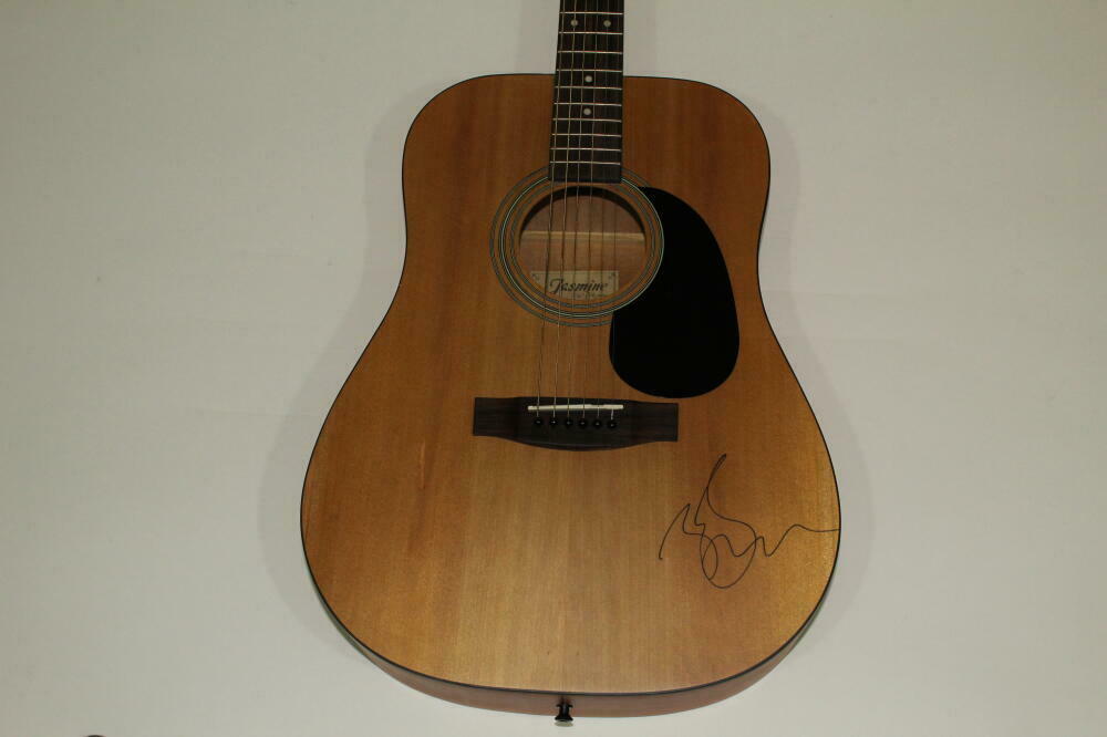 ZAC BROWN SIGNED JASMINE ACOUSTIC GUITAR - BAND, COUNTRY STAR, UNCAGED ...