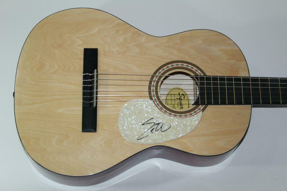 ERIC CHURCH SIGNED AUTOGRAPH FENDER BRAND ACOUSTIC GUITAR -CHIEF ...