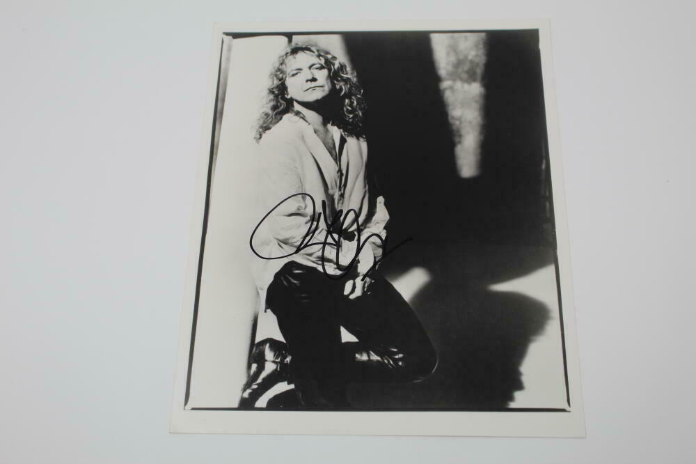 ROBERT PLANT SIGNED AUTOGRAPH 8x10 PHOTO - LED ZEPPELIN, II, III, IV ...