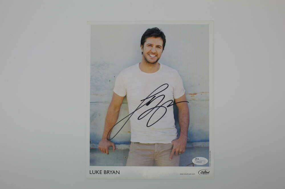 LUKE BRYAN SIGNED AUTOGRAPH 8x10 PHOTO - CRASH MY PARTY, KILL THE ...