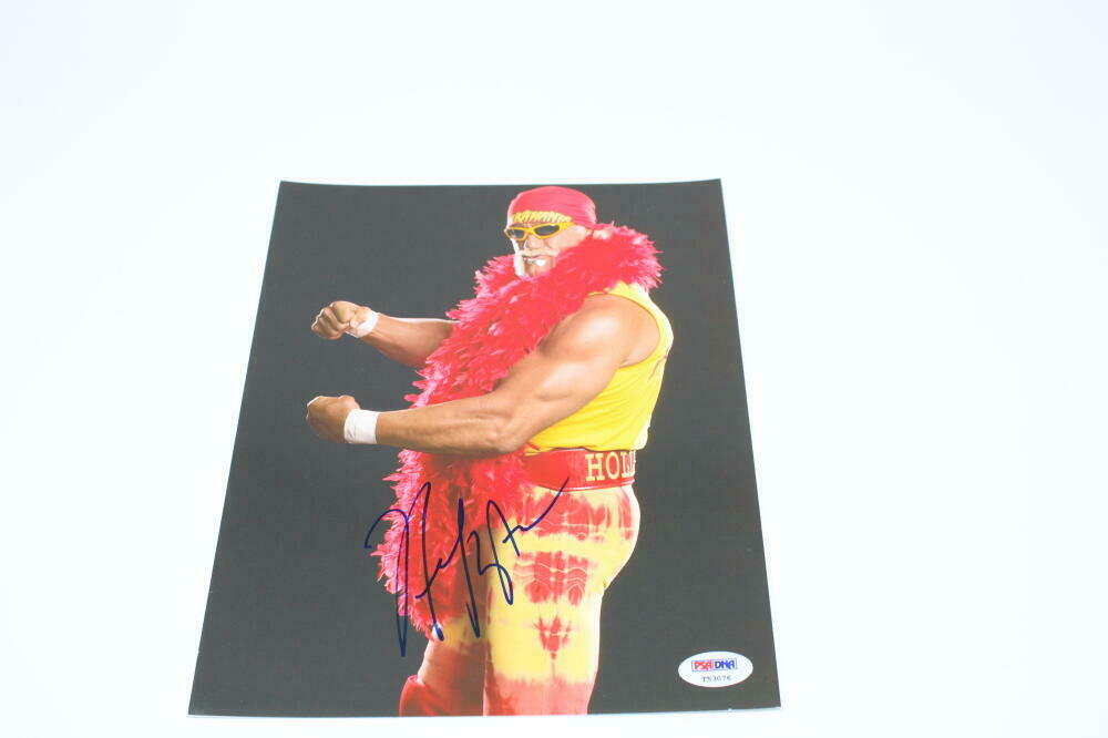 HULK HOGAN SIGNED AUTOGRAPH 8x10 PHOTO - WWF WWE WRESTLING LEGEND ...