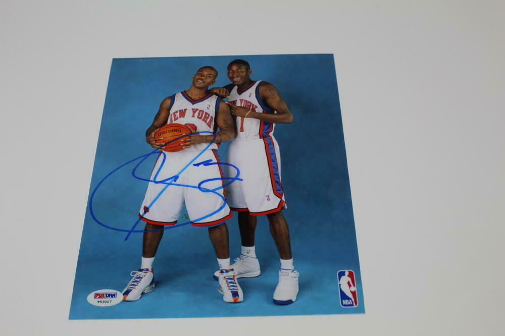 STEPHON MARBURY SIGNED AUTOGRAPH 8x10 PHOTO - STARBURY, NEW YORK KNICKS NETS PSA Collectible ...