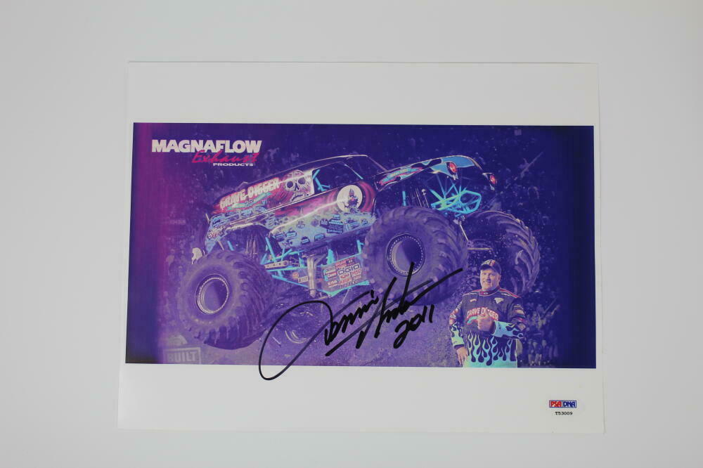 DENNIS ANDERSON SIGNED AUTOGRAPH 8x10 PHOTO - GRAVE DIGGER MONSTER ...