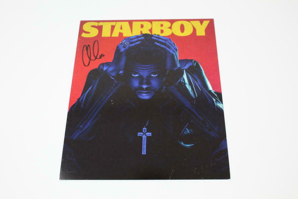 THE WEEKND SIGNED AUTOGRAPH STARBOY 8X10 PHOTO - KISS LAND, AFTER HOURS ...