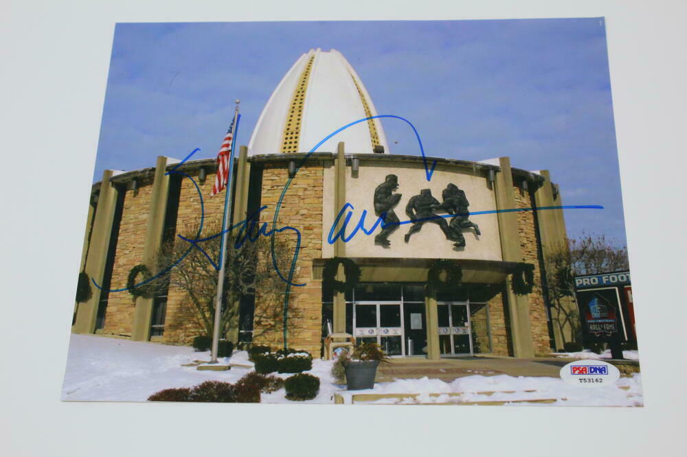 HARRY CARSON SIGNED AUTOGRAPH 8x10 PHOTO - GIANTS, PRO FOOTBALL HALL OF ...