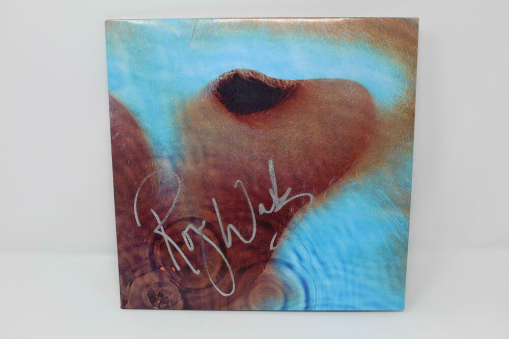 ROGER WATERS SIGNED AUTOGRAPH ALBUM VINYL RECORD - MEDDLE, PINK FLOYD ...