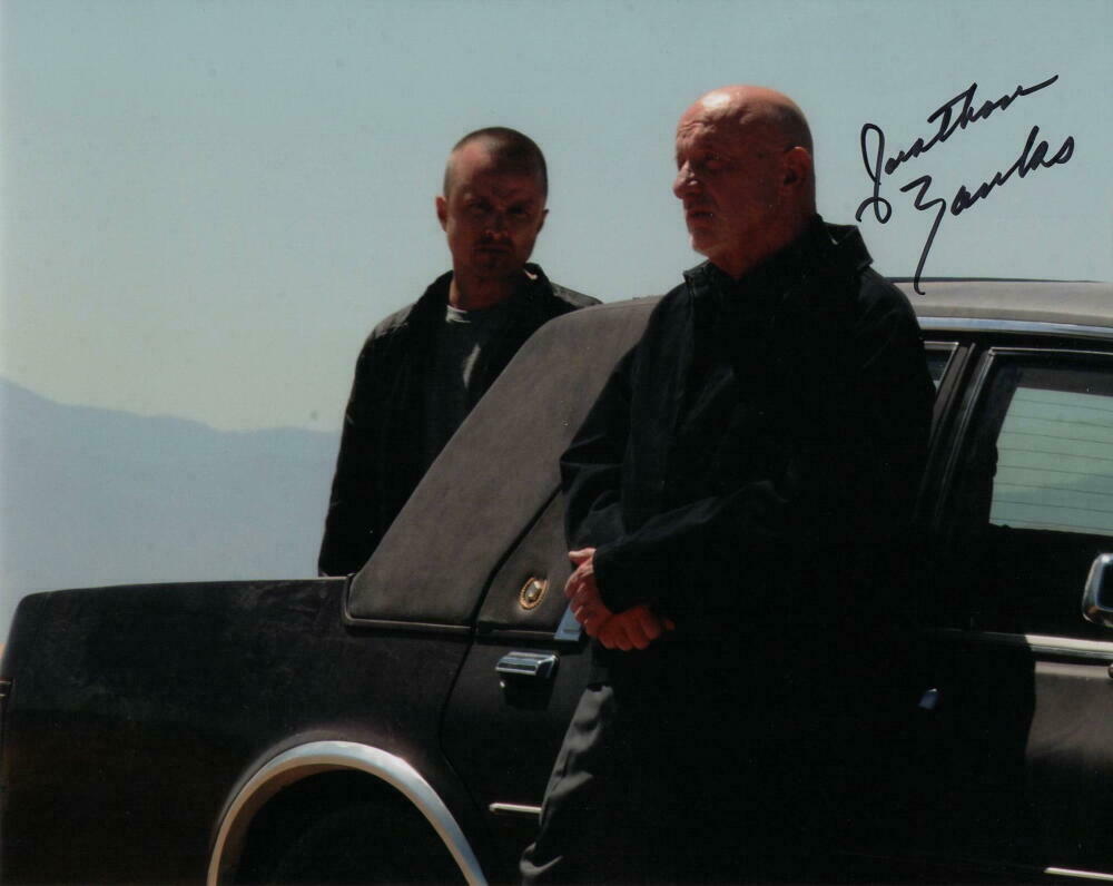 JONATHAN BANKS SIGNED AUTOGRAPH 8X10 PHOTO - BREAKING BAD, W/ AARON ...