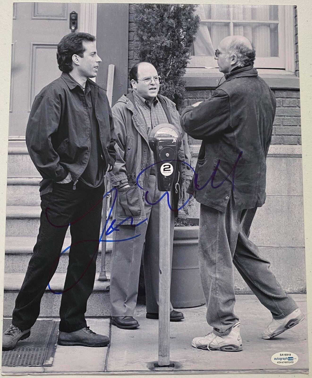 Larry David "Seinfeld" Writer AUTOGRAPH Signed 11x14 Photo ACOA ...