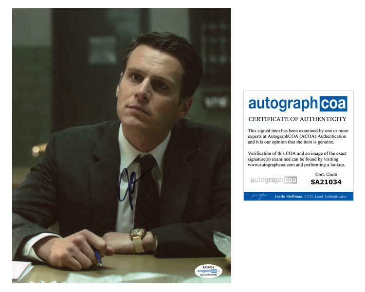 Jonathan Groff "Mindhunter" AUTOGRAPH Signed 'Holden Ford' 8x10 Photo ...