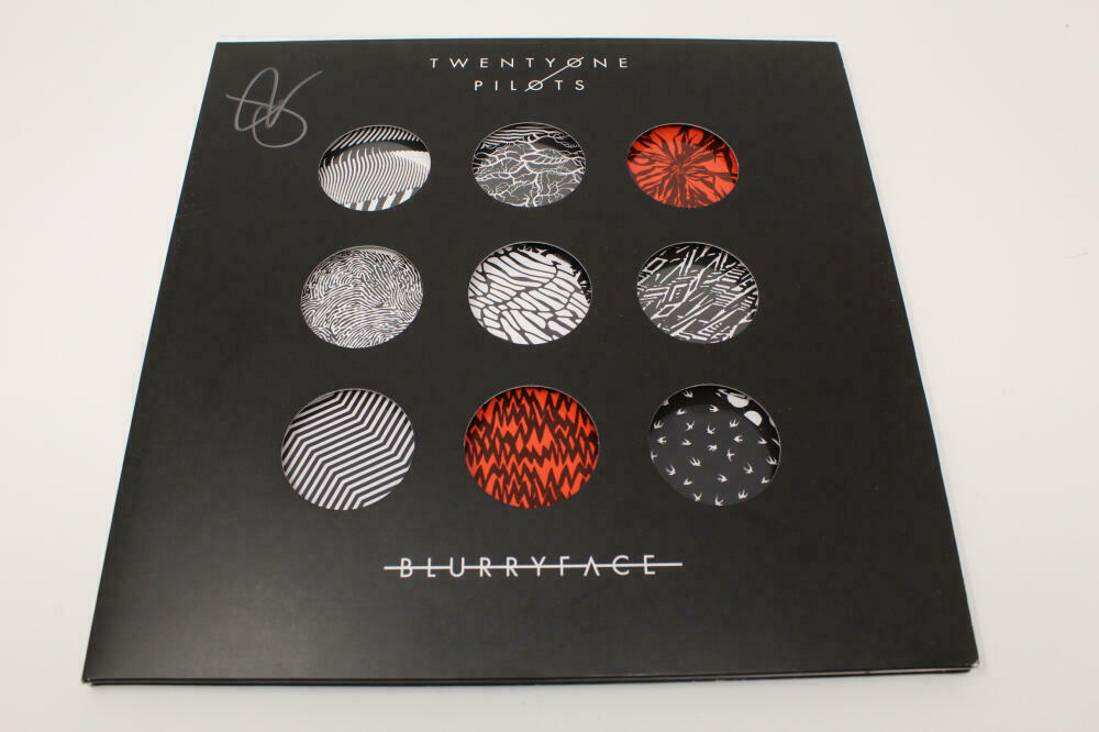 JOSH DUN SIGNED AUTOGRAPH ALBUM VINYL RECORD - BLURRYFACE, TWENTY ONE ...