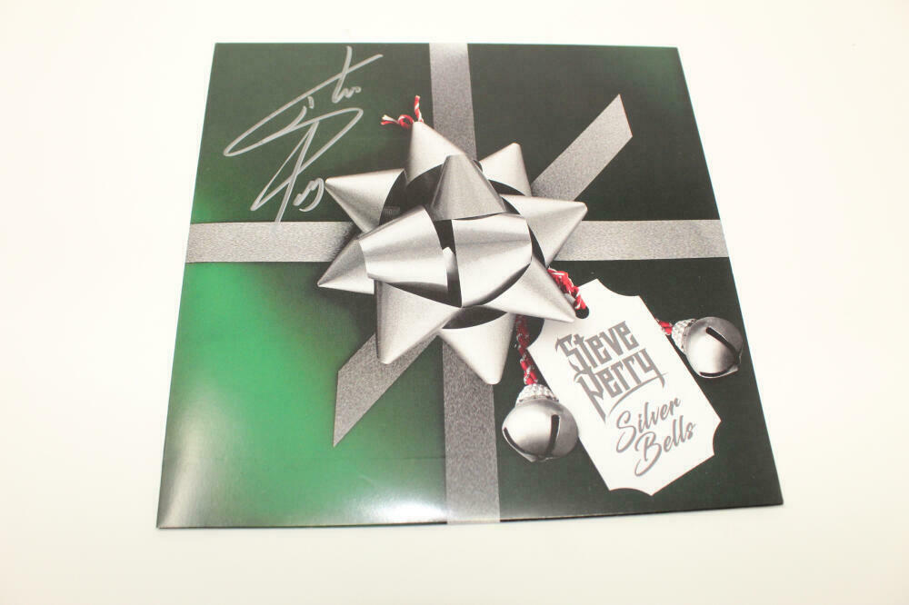 STEVE PERRY SIGNED AUTOGRAPH ALBUM VINYL RECORD - SILVER BELLS, JOURNEY ...