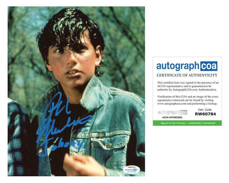 Ralph Macchio "The Outsiders" AUTOGRAPH Signed 'Johnny' 8x10 Photo ...