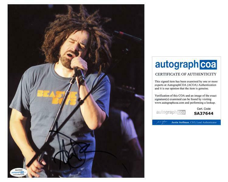 Adam Duritz "Counting Crows" AUTOGRAPH Signed 8x10 Photo B ACOA ...