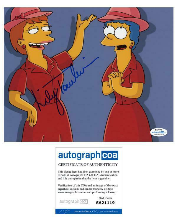 Lily Tomlin "The Simpsons" AUTOGRAPH Signed 'Tammy' 8x10 Photo ACOA ...