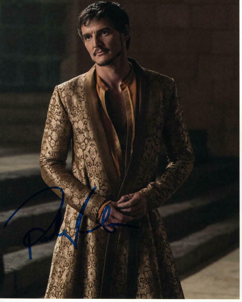PEDRO PASCAL SIGNED AUTOGRAPHED 8X10 PHOTO - OBERYN MARTELL GAME OF ...
