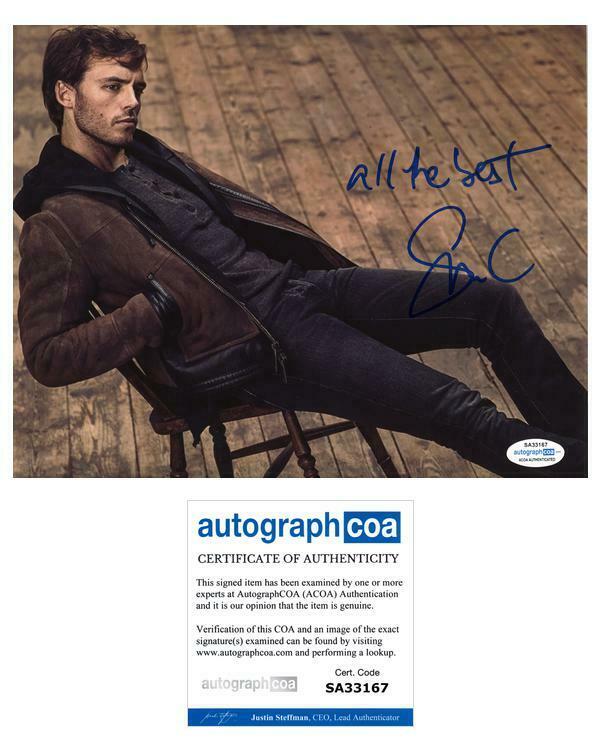 Sam Claflin "Peaky Blinders" AUTOGRAPH Signed 8x10 Photo ACOA ...