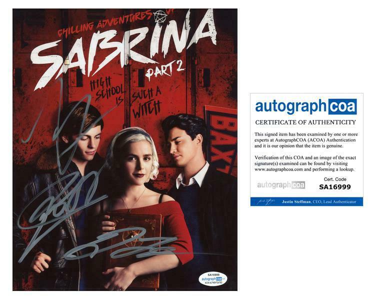 "Chilling Adventures of Sabrina" Cast AUTOGRAPHS Signed 8x10 Photo ACOA ...