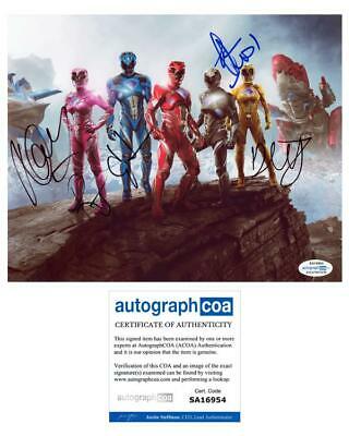 "Saban's Power Rangers" Cast AUTOGRAPHS Signed 8x10 Photo - Dacre ...