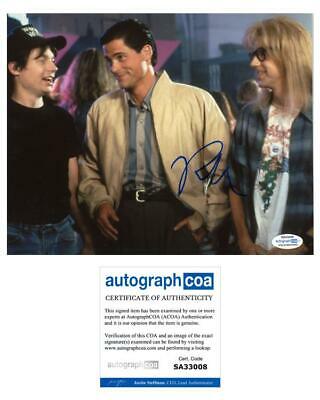 Rob Lowe "Wayne's World" AUTOGRAPH Signed 'Benjamin Oliver' 8x10 Photo ...