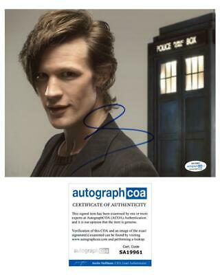 Matt Smith "Doctor Who" AUTOGRAPH Signed 'The Doctor' 8x10 Photo ACOA ...