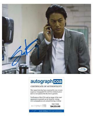Sung Kang "The Fast and the Furious" AUTOGRAPH Signed 'Han' 8x10 Photo ...