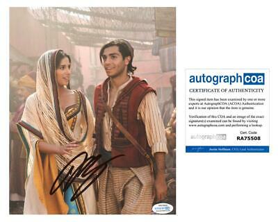 Mena Massoud "Aladdin" AUTOGRAPH Signed 8x10 Photo E ACOA Collectible ...