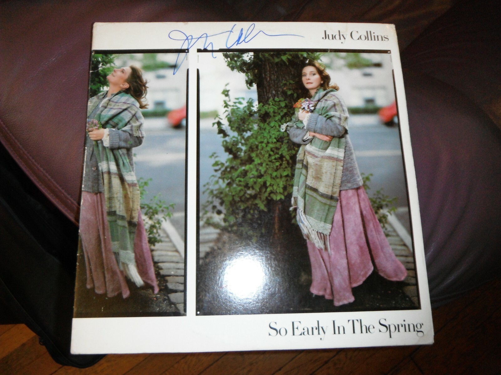 JUDY COLLINS SIGNED SO EARLY IN THE SPRING VINYL ALBUM LEGEND ...