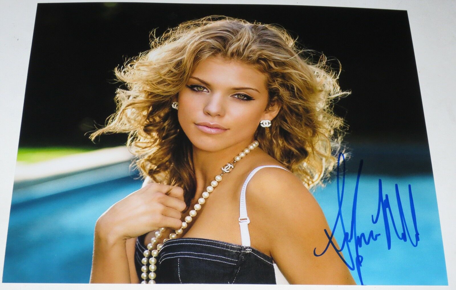 ANNALYNNE MCCORD SIGNED 8X10 PHOTO AUTHENTIC AUTOGRAPH 90210 CW COA A ...