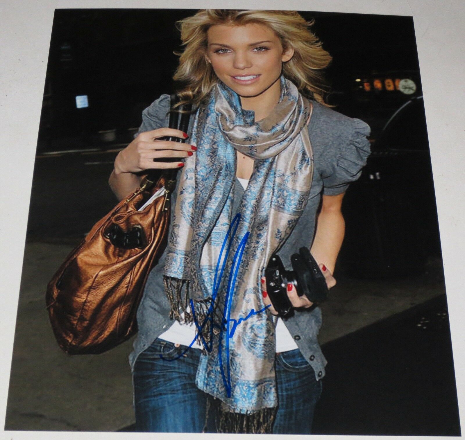 Annalynne Mccord Signed 8x10 Photo Authentic Autograph 90210 Cw Coa B