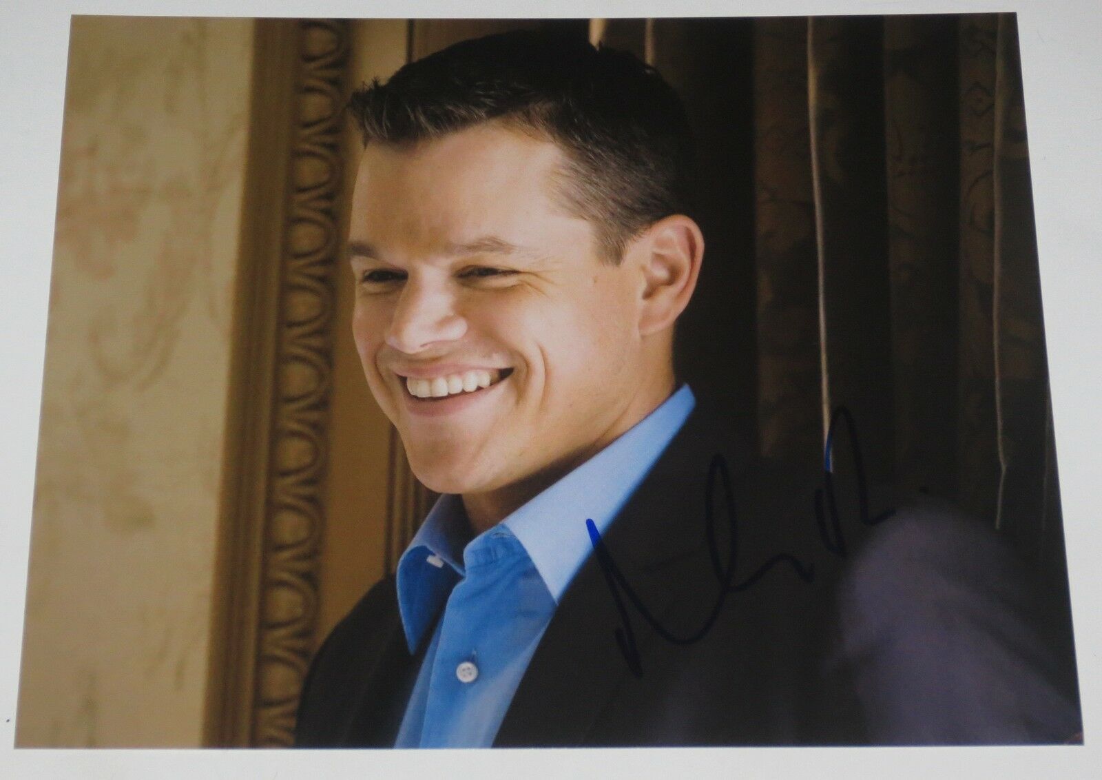 MATT DAMON SIGNED 8X10 PHOTO AUTOGRAPH BOURNE OCEANS OSCAR WINNER PROOF ...