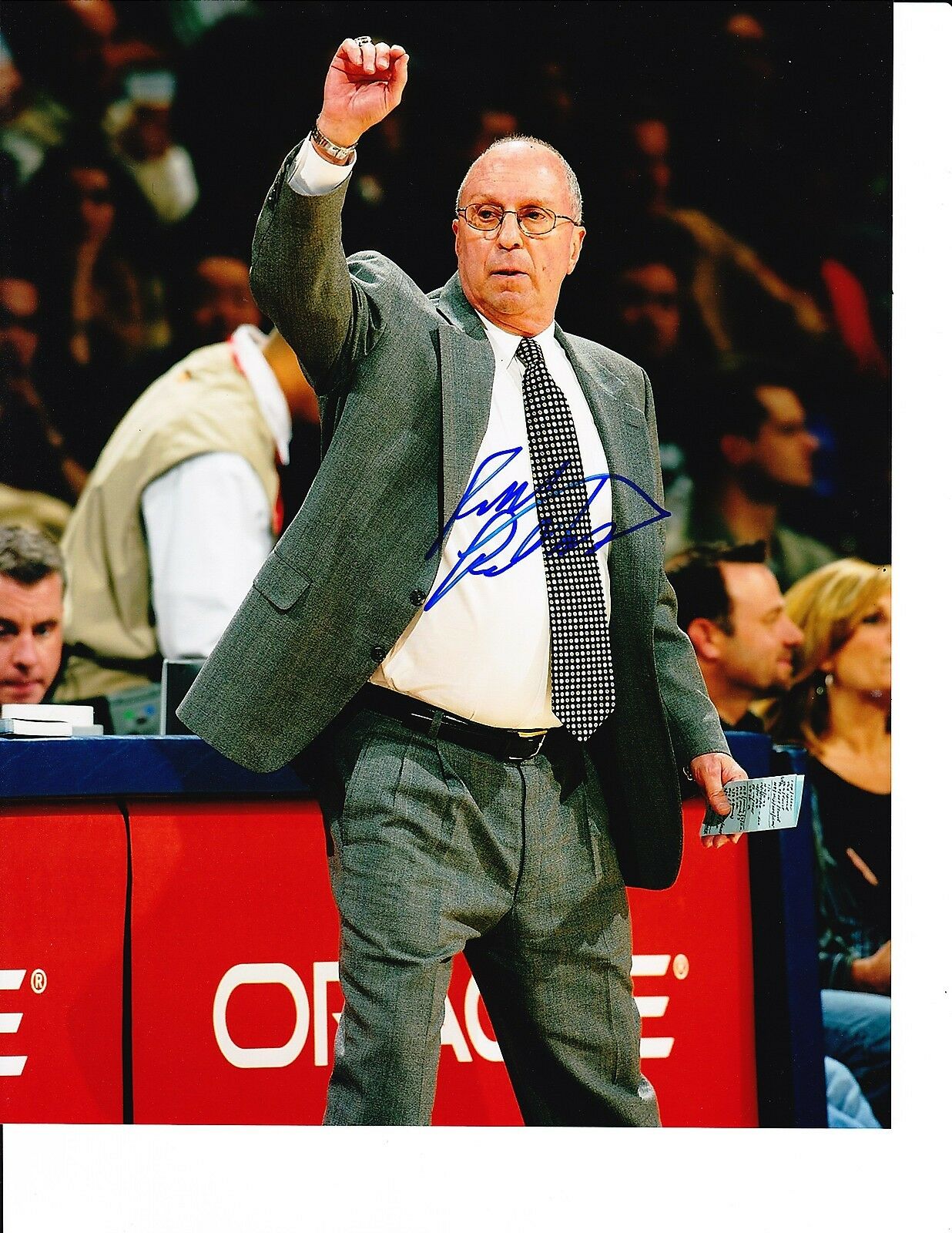 MIAMI HEAT RON ROTHSTEIN SIGNED CALLING PLAY 8X10 Collectible ...
