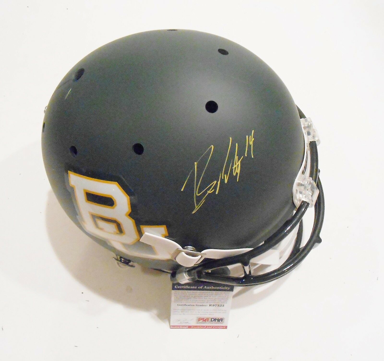Bryce Petty Signed Baylor Bears Full Size Helmet w/PSA DNA Collectible ...
