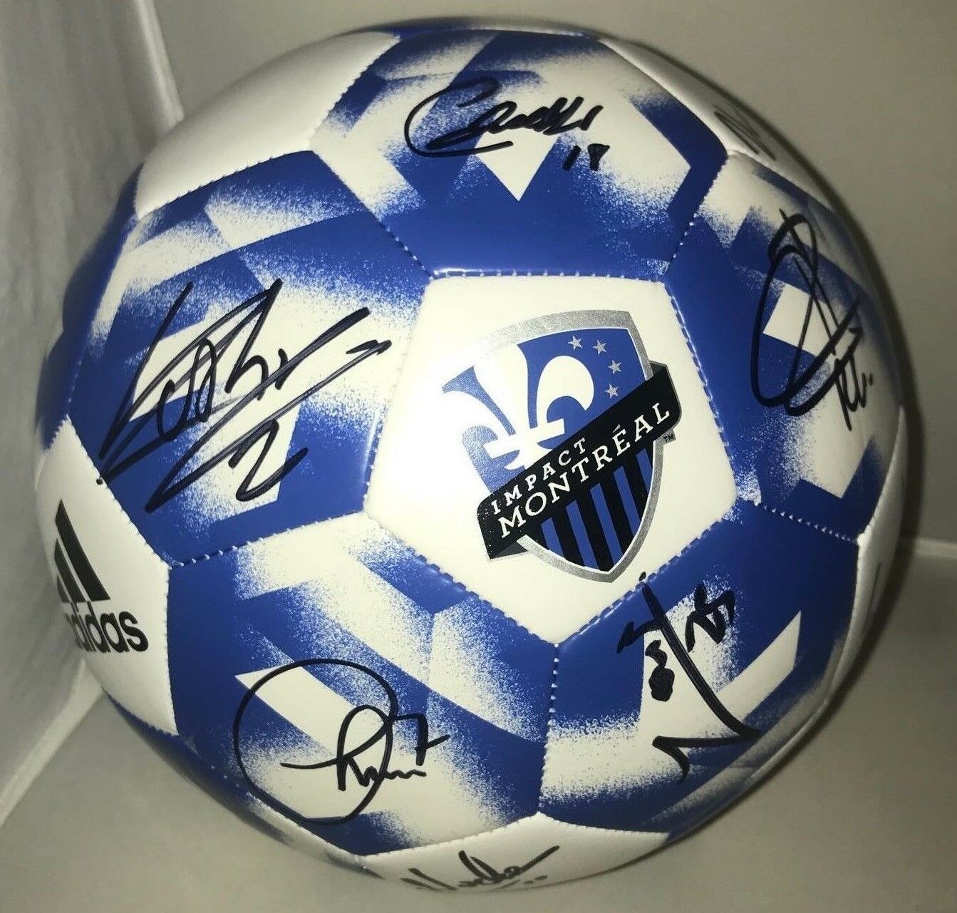 Montreal Impact 2018 team signed Size 5 Adidas Logo Soccer Ball Ignacio ...