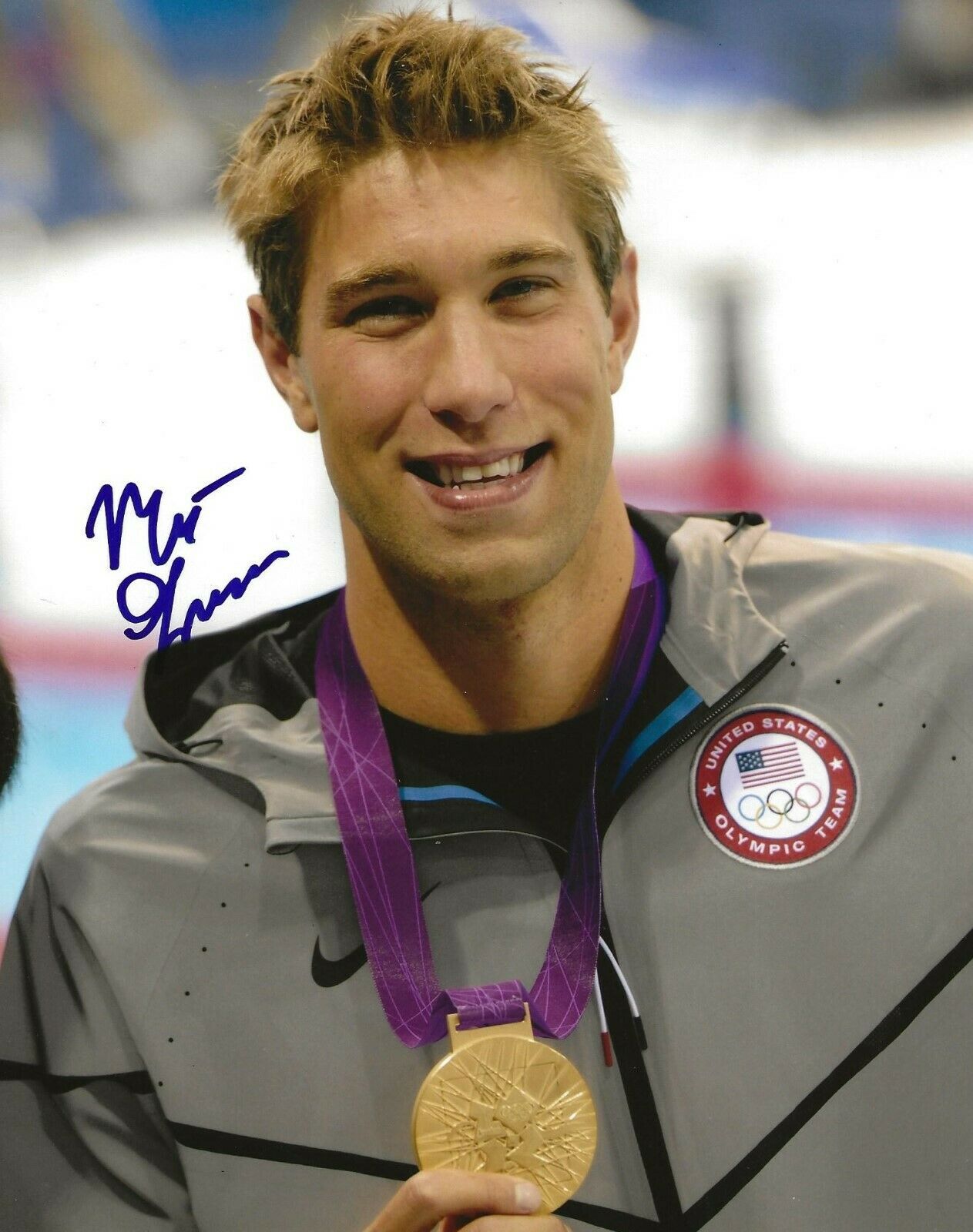 Matt Grevers signed Team USA Swimming 8x10 photo autographed Olympics ...