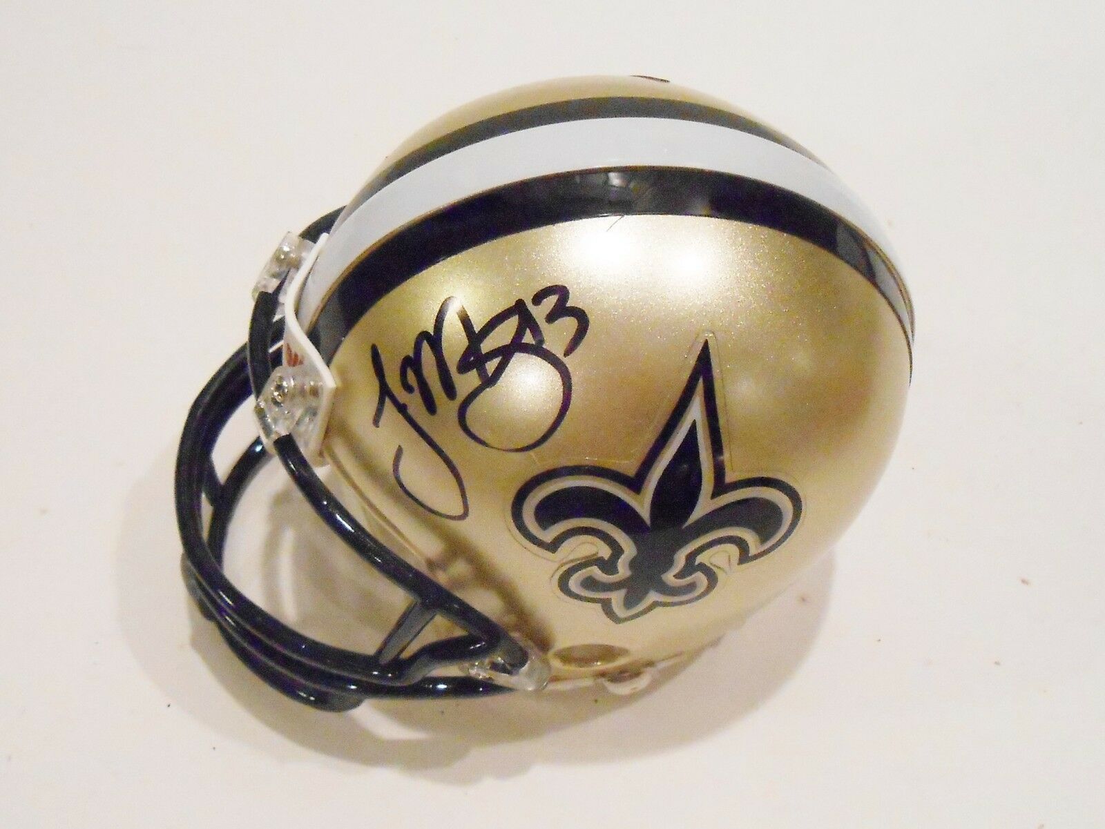 Joseph Morgan Signed New Orleans Saints Mini Helmet w/COA #1 ...