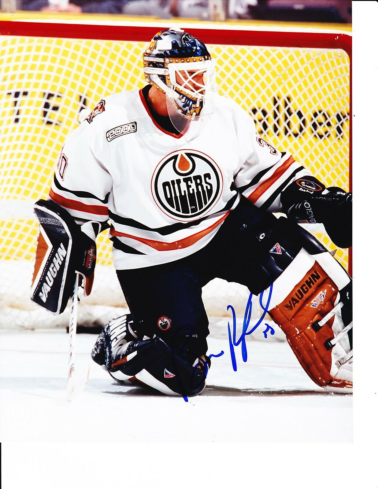 EDMONTON OILERS BILL RANFORD SIGNED VINTAGE 8X10 Collectible ...