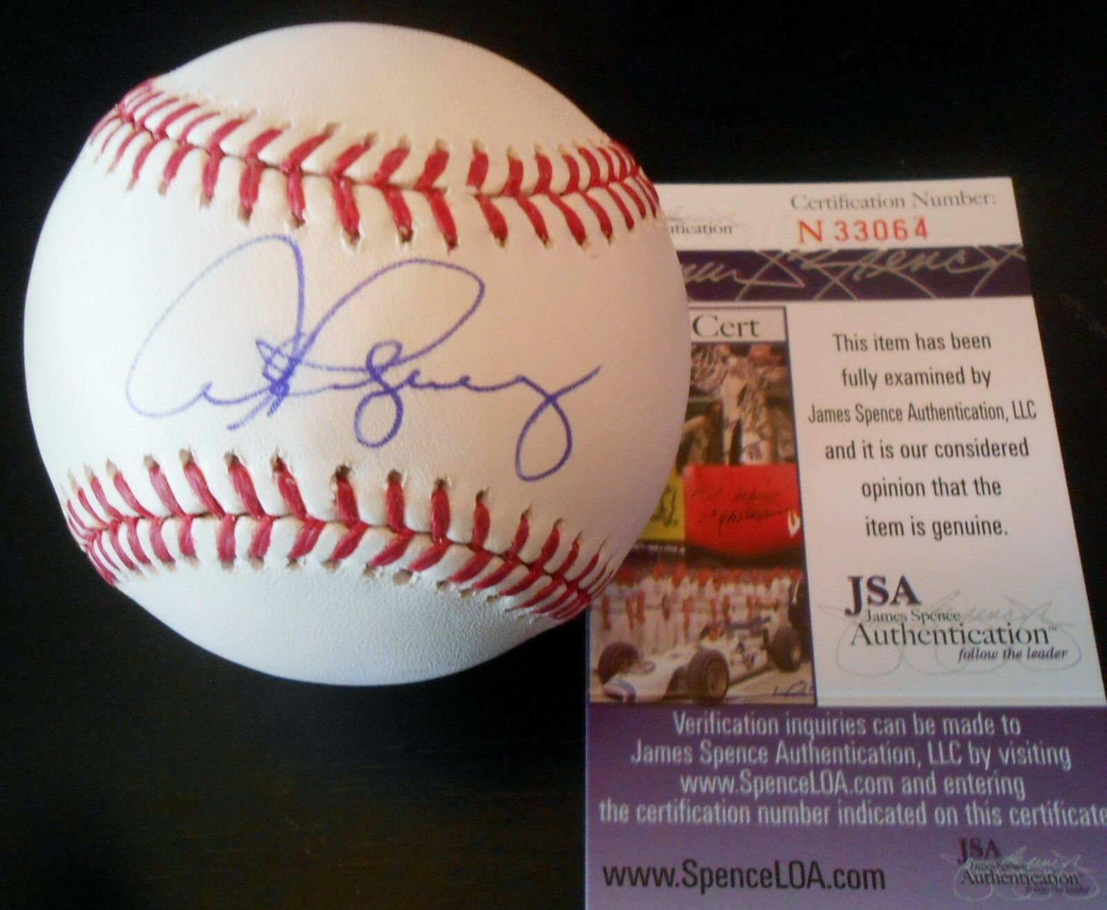 Alex Rodriguez Signed Official MLB Baseball w/JSA COA N33064 NY Yankees Collectible Memorabilia ...