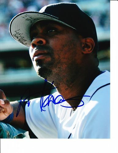 DETROIT TIGERS MARCUS THAMES SIGNED 8X10 Collectible Memorabilia ...