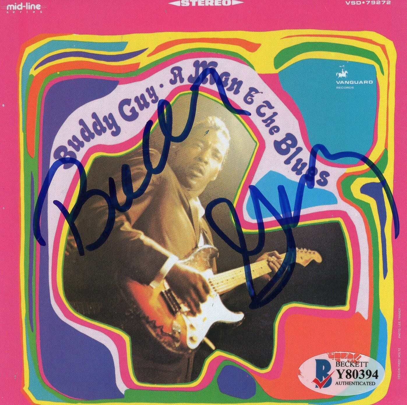 Buddy Guy Signed CD Cover w/Beckett COA Y80394 Blues Legend Proof ...