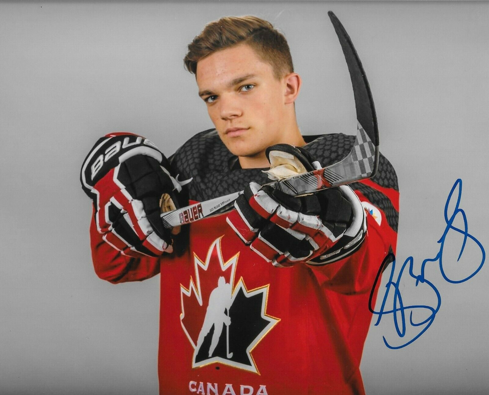 Shane Bowers Colorado Avalanche signed Team Canada 8x10 photo Proof 2 ...
