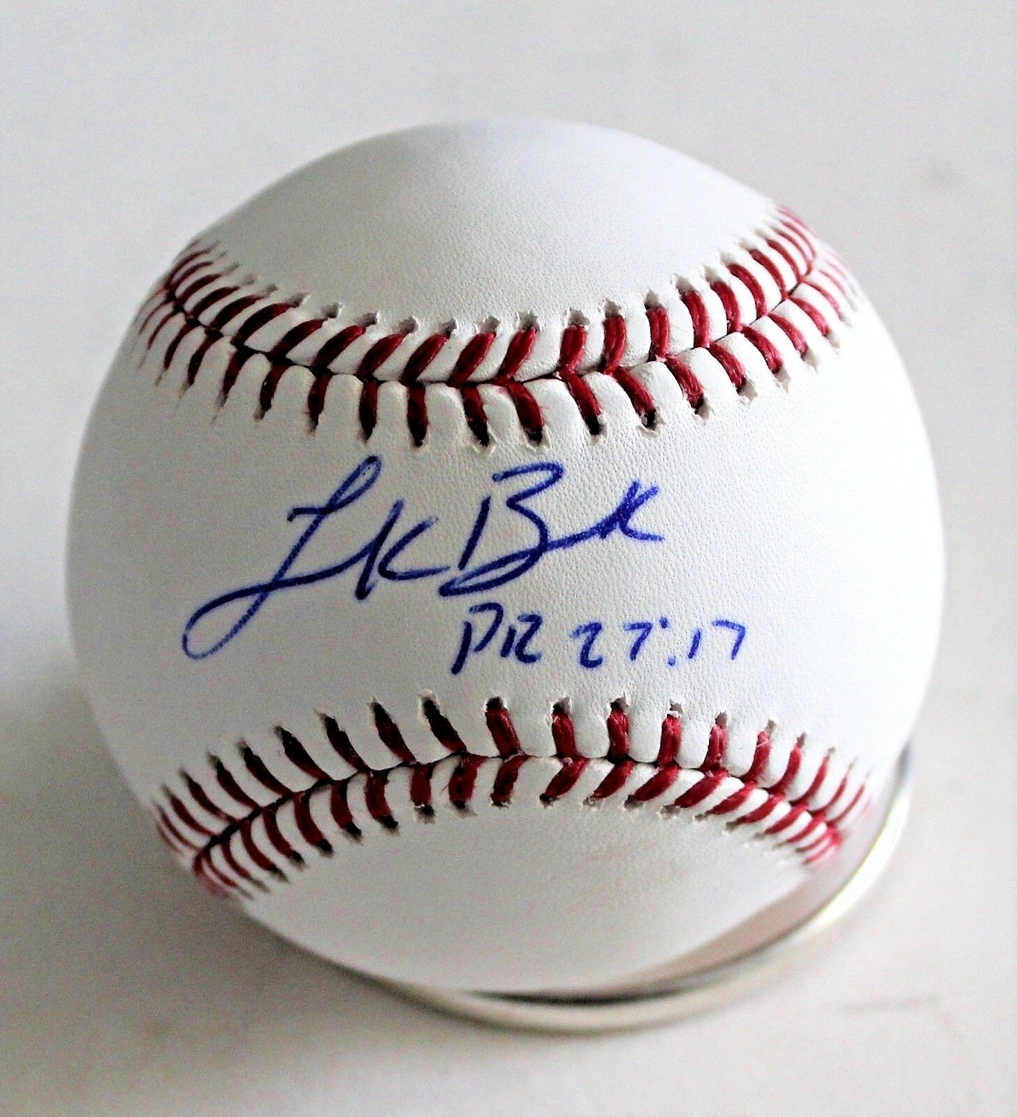 Luken Baker Signed Official Major League Baseball w/COA St. Louis ...