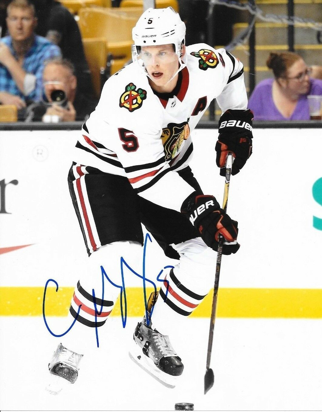 Connor Murphy signed Chicago Blackhawks 8x10 photo autographed Hawks 2 ...