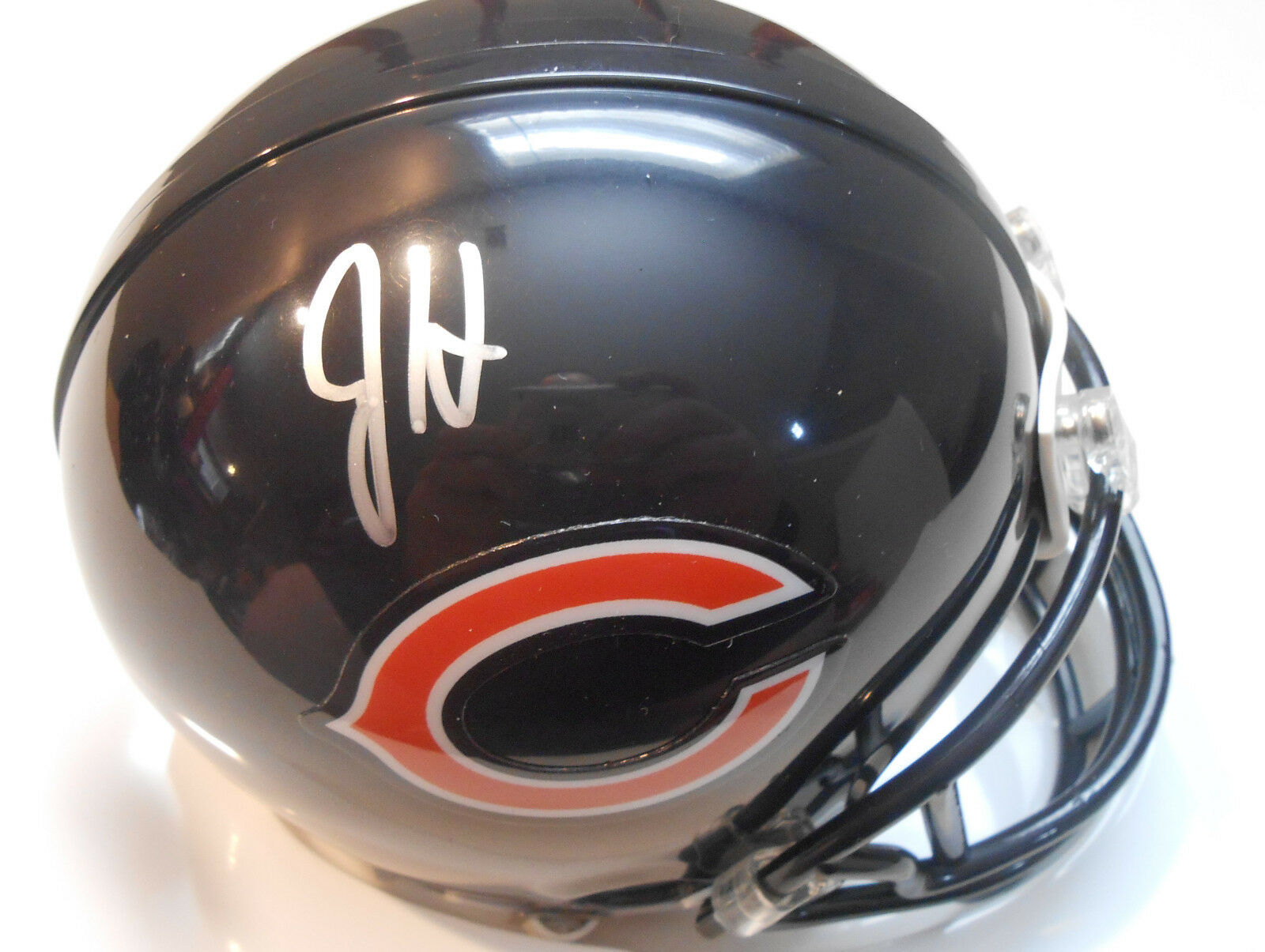 Jordan Howard Signed Chicago Bears Mini Football Helmet w/COA Indiana ...