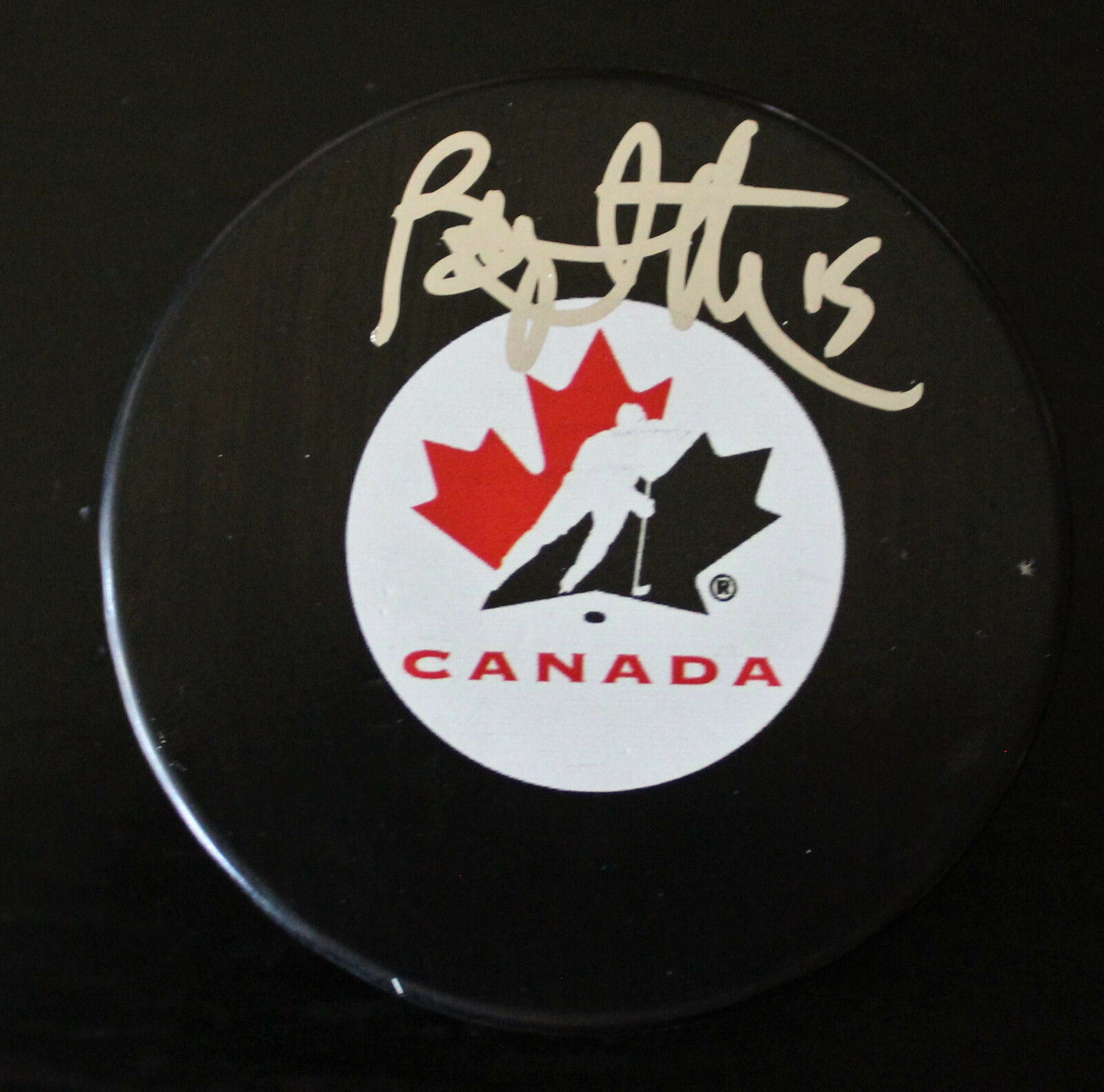 Bryan Trottier Signed Team Canada Penguins Autograph Puck w/COA Hall Of ...