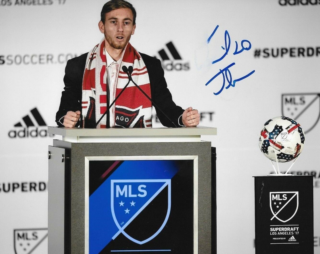 Daniel Johnson signed Chicago Fire MLS Soccer 8x10 photo autographed 5 ...