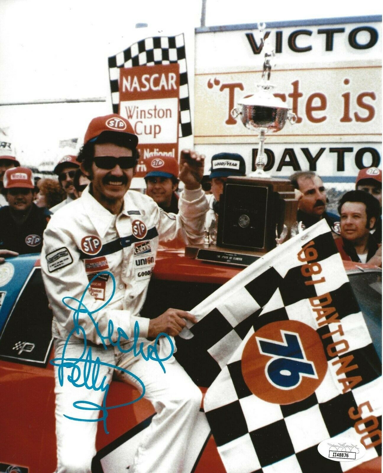 Richard Petty Daytona 500 signed Nascar 8x10 photo autographed The King ...