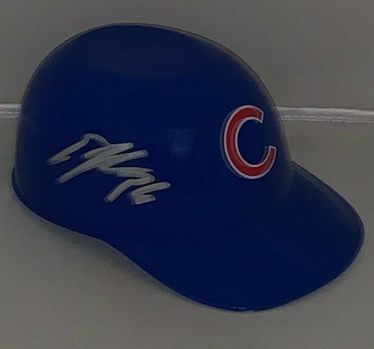 Edwin Jackson signed Chicago Cubs mini Ice Cream helmet autographed ...