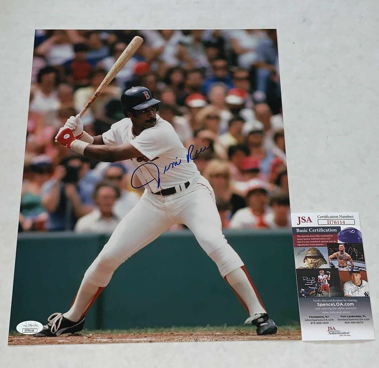 Jim Rice signed Boston Red Sox 11x14 photo HOF autographed 3 JSA ...