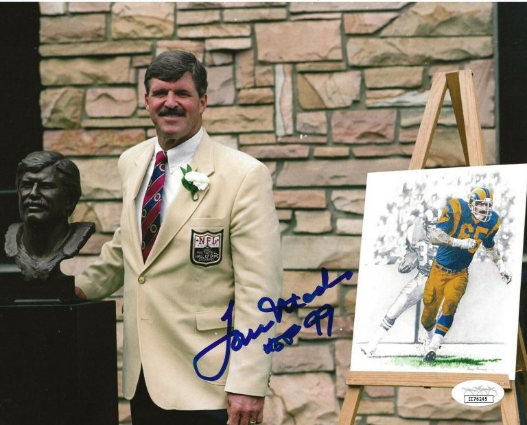 Tom Mack signed Los Angeles Rams 8x10 photo autographed W/ HOF ...